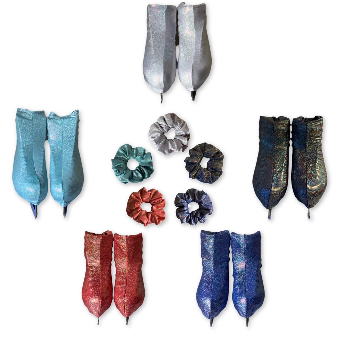 Mystique Spandex Skate Boot Covers With or Without Matching Scrunchie ...
