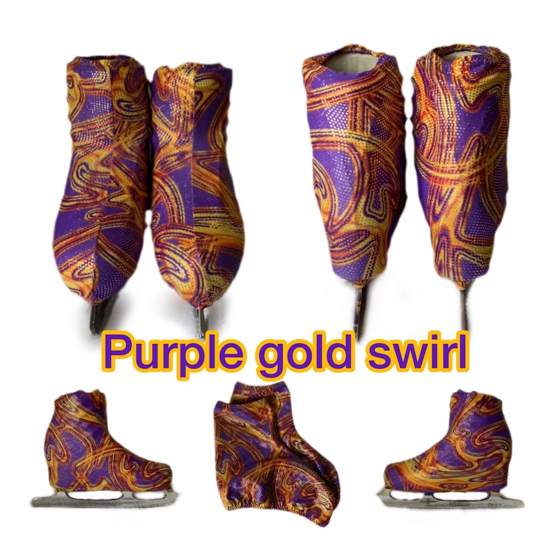 Skate Boot Covers to Match Skirts, Dresses or Jackets. Various Sizes ...