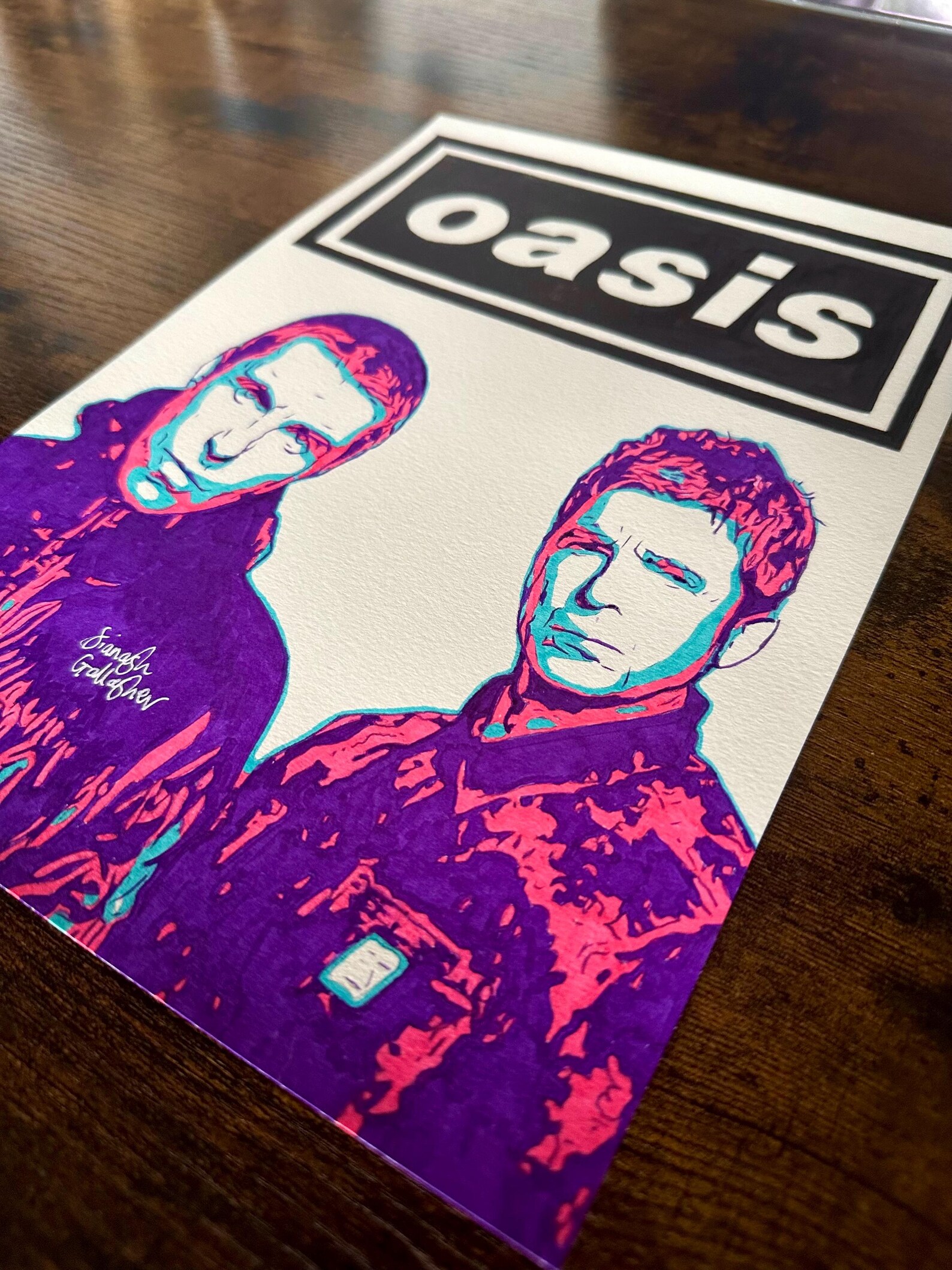 OASIS Drawing | Oasis | Original Artwork - Etsy