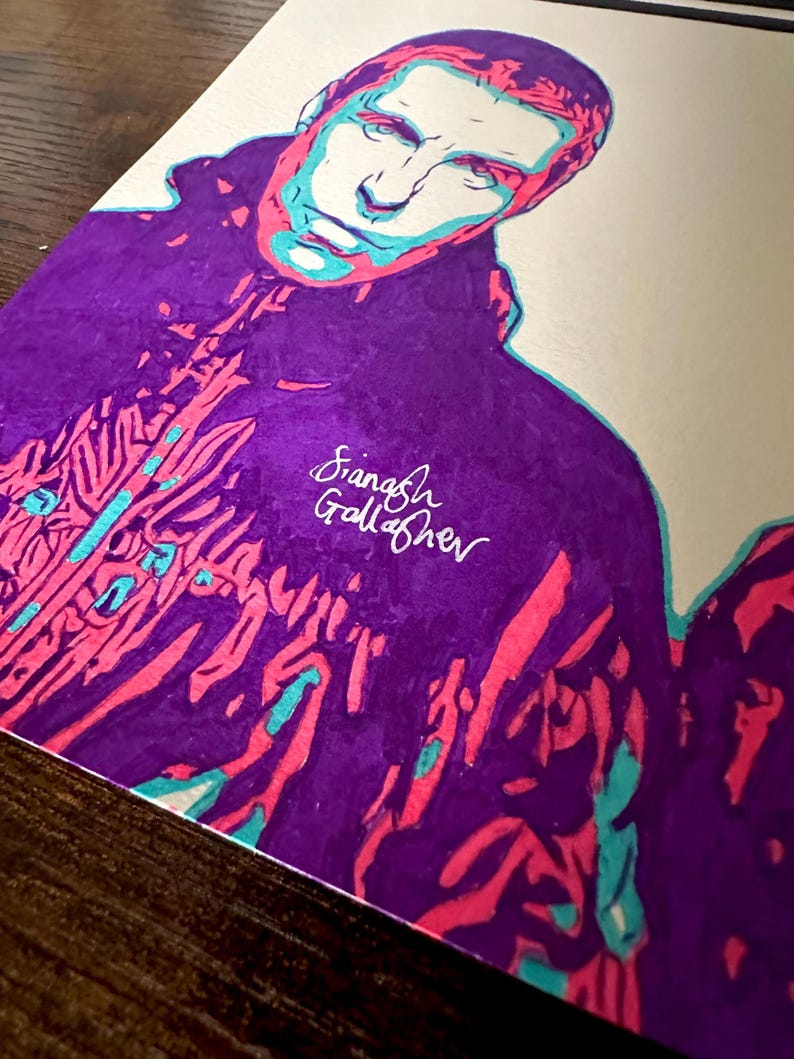 OASIS Drawing | Oasis | Original Artwork - Etsy