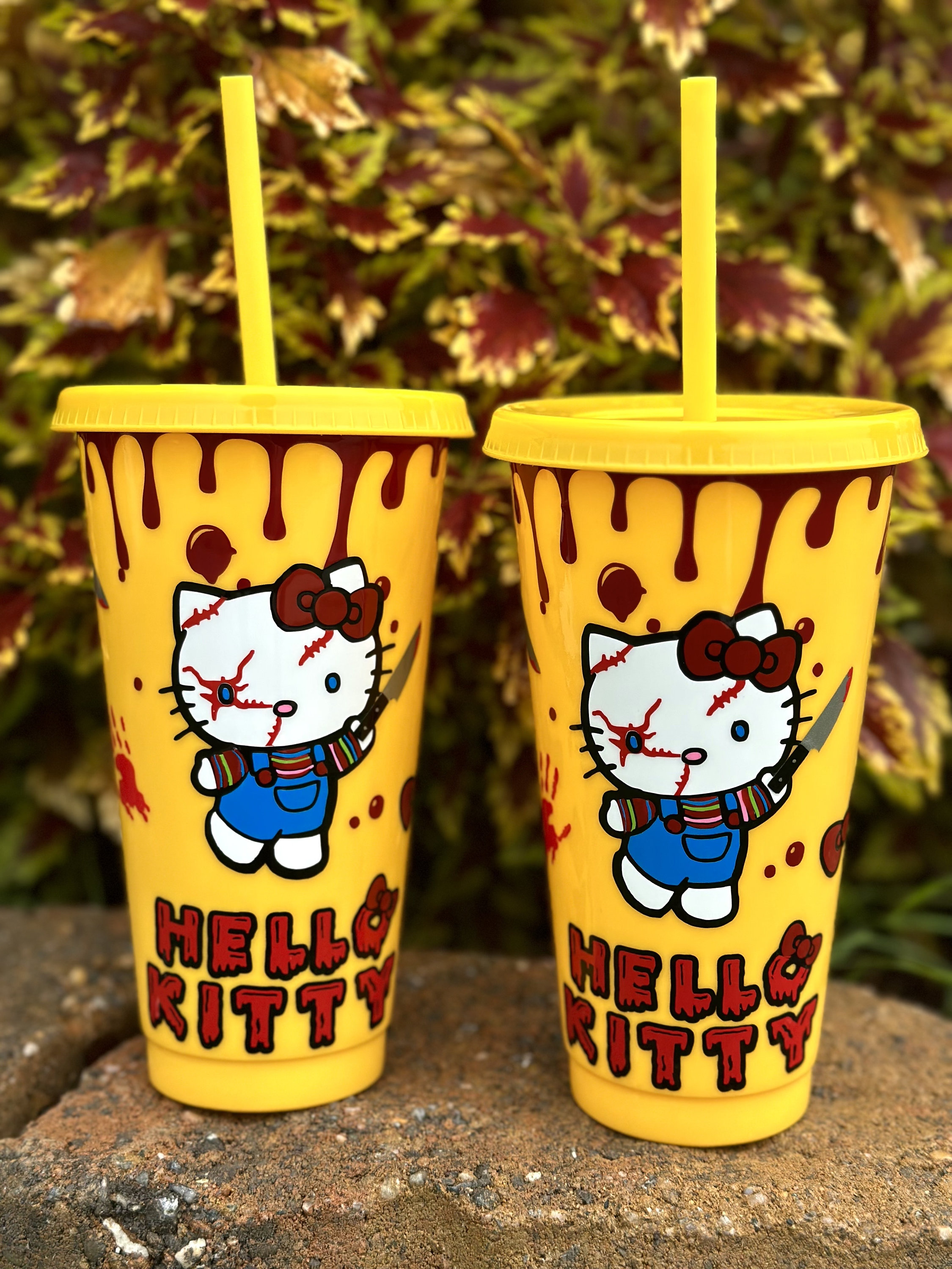 Halloween Iced Coffee Child’s Play Chucky Venti Cold Cup, Hello Kitty ...