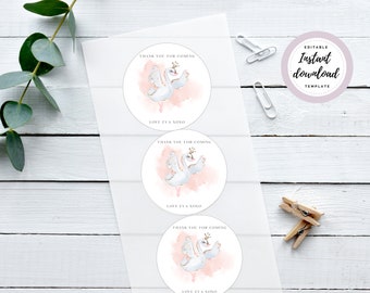 Swan Princess Stickers - Etsy