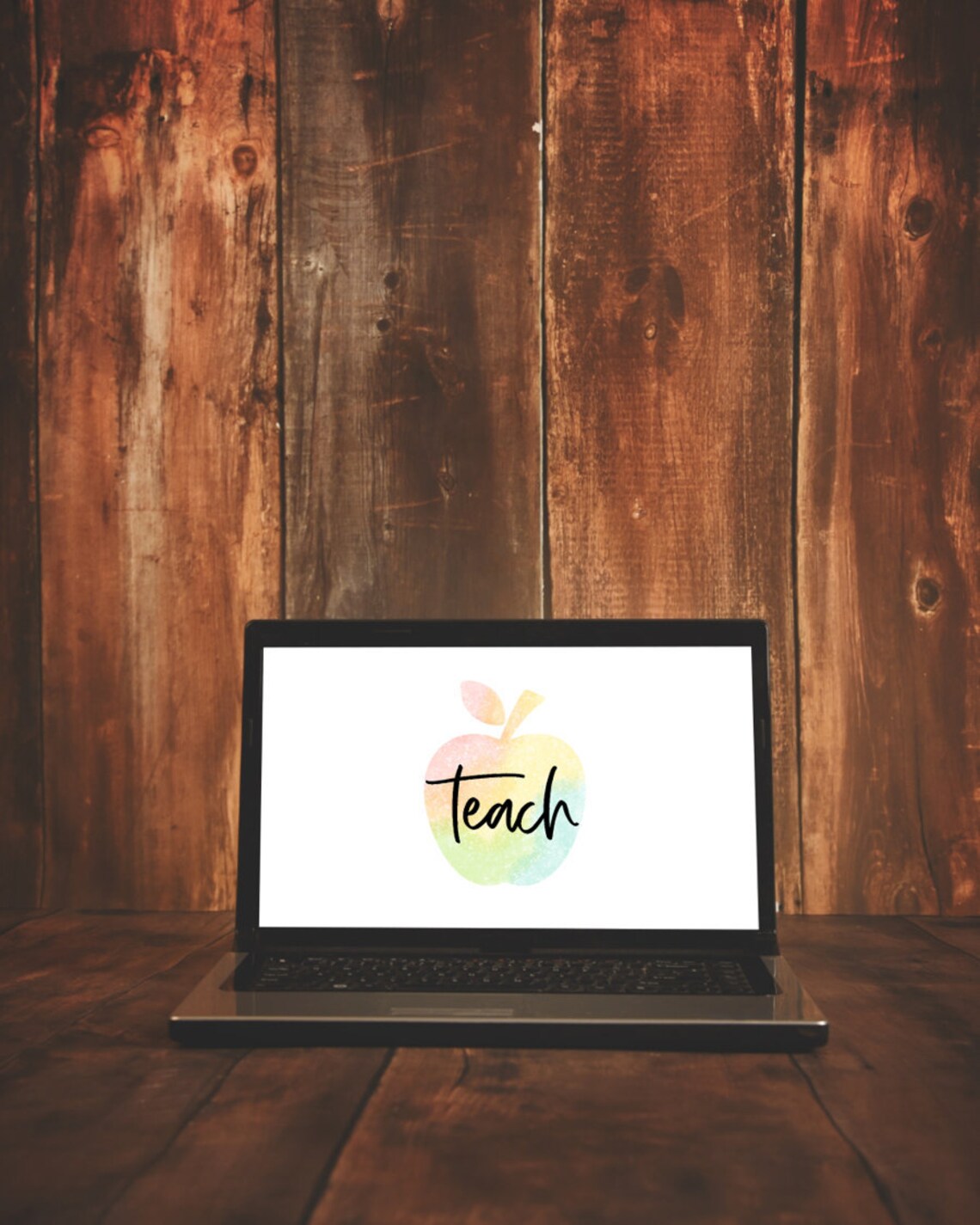 Teacher Computer Background, Teach Computer Wallpaper, Teach Watercolor ...