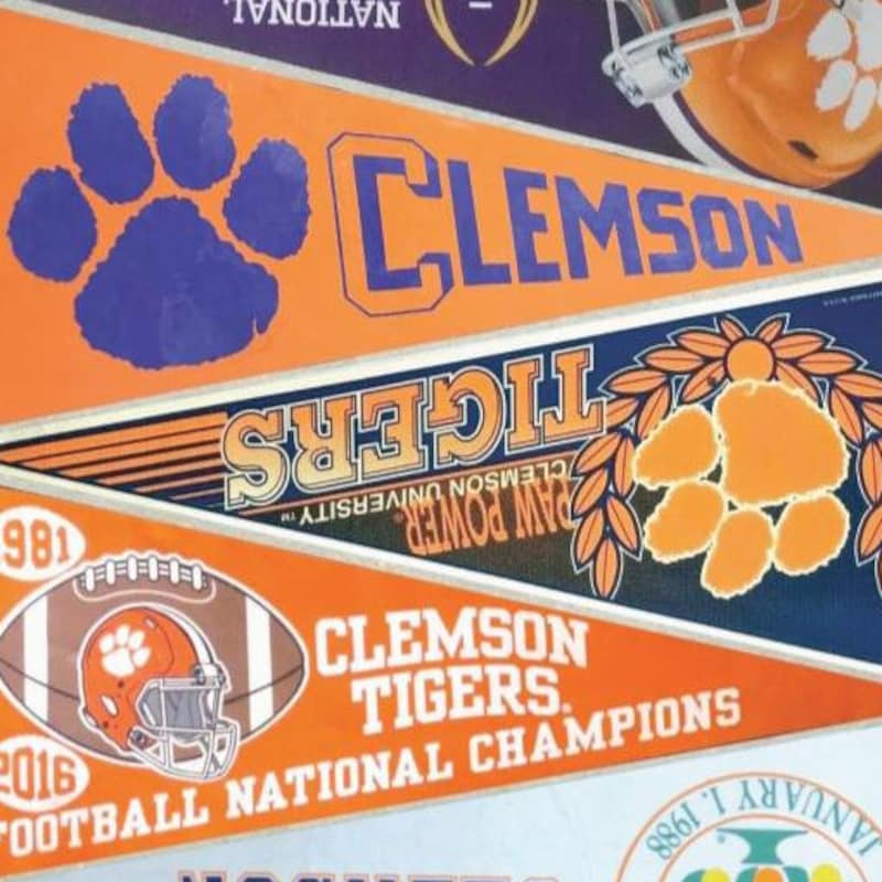 Clemson Tiger - Etsy