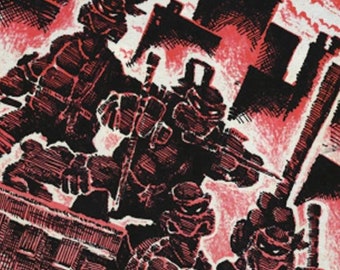 Teenage Mutant Ninja Turtles TMNT Comic Book Stand 3D Printed green PLA ...