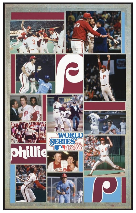 Philadelphia Phillies 1980 World Series Champions Print 11 by - Etsy