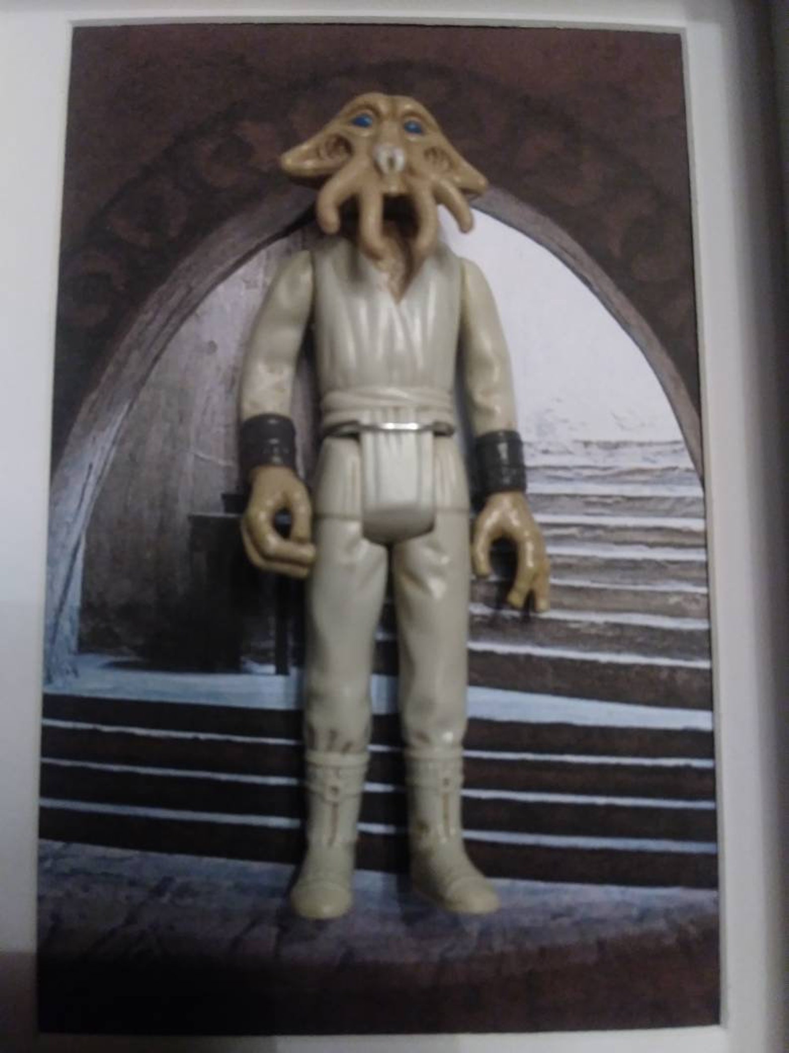 Star Wars Squid Head figura de acción vintage 6by8 shadowbox - Etsy España