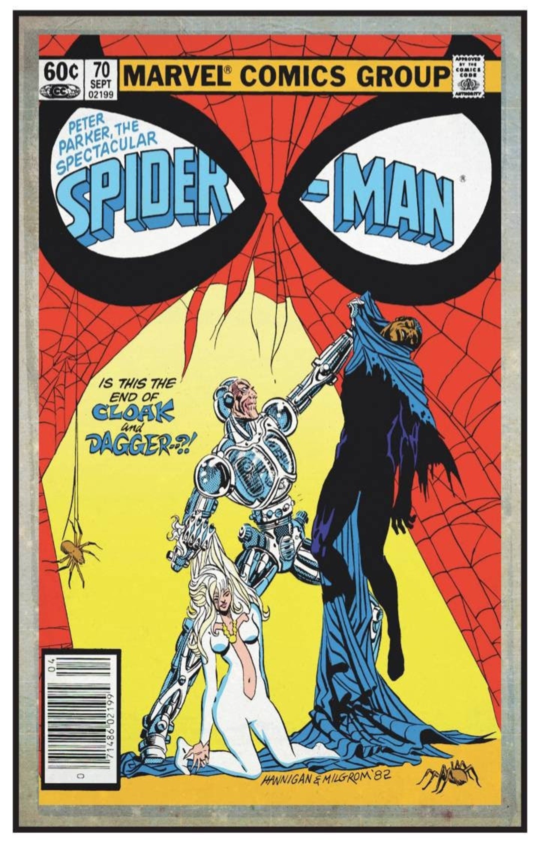 Marvel Comics Spectacular Spiderman Featuring Cloak and Dagger #60 ...