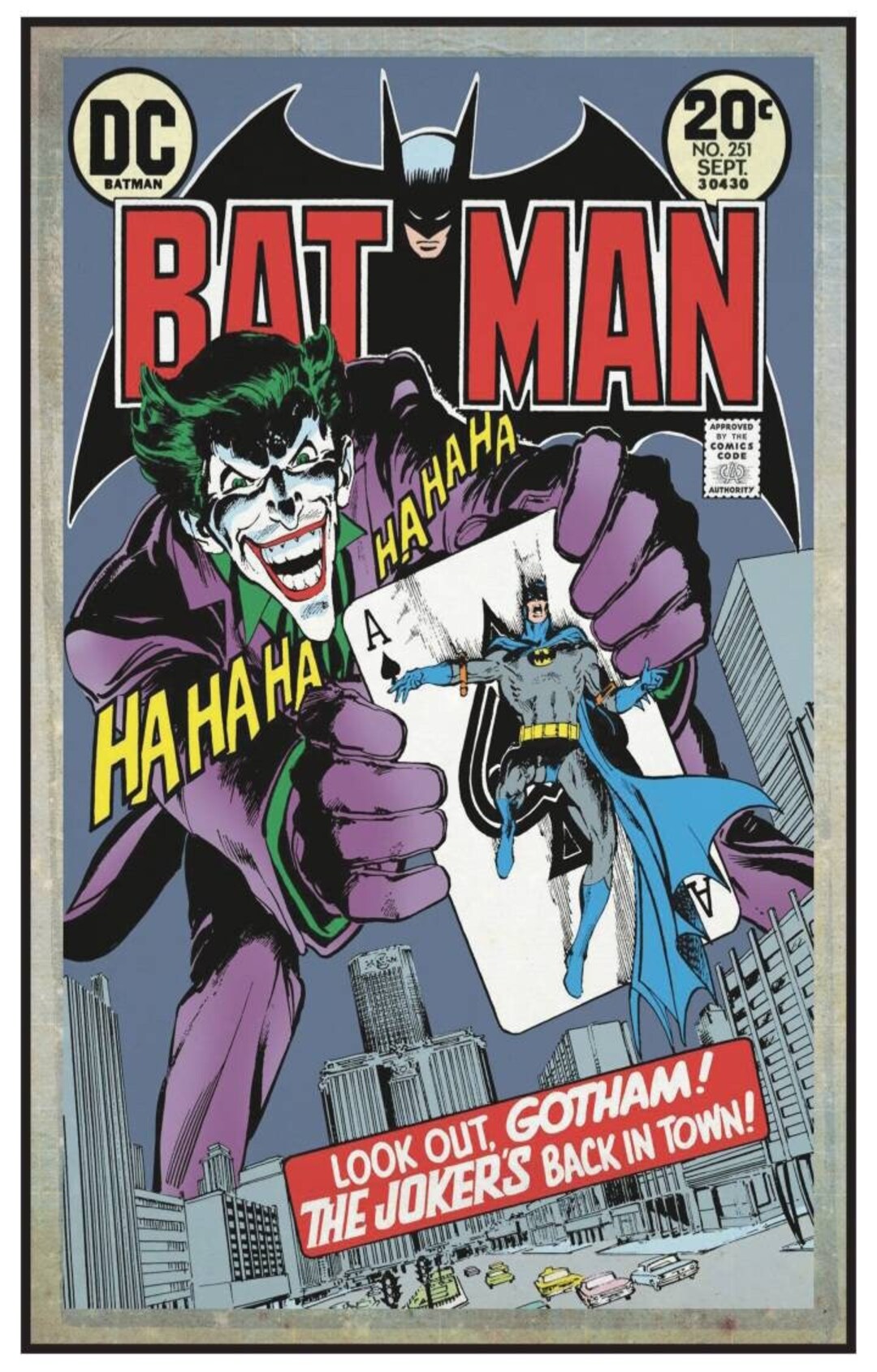 DC Comics Batman 252 Cover Print 11 by 17, 8.5 by 11 or 15 by 24 (not ...