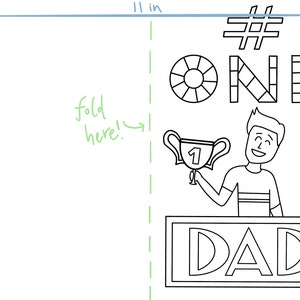 Printable Father’s Day Card, Coloring Page, Fun Activity for Kids ...