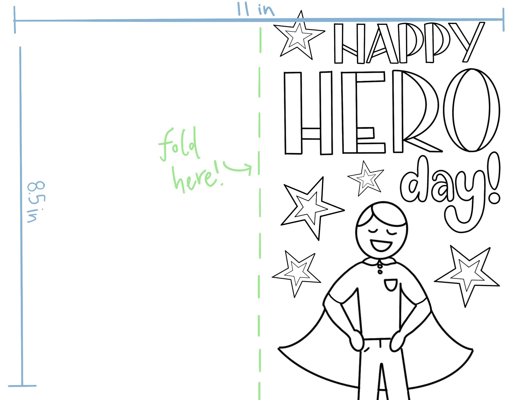 Printable Coloring Page, Fathers Day Card, Instant Download, Everyday ...