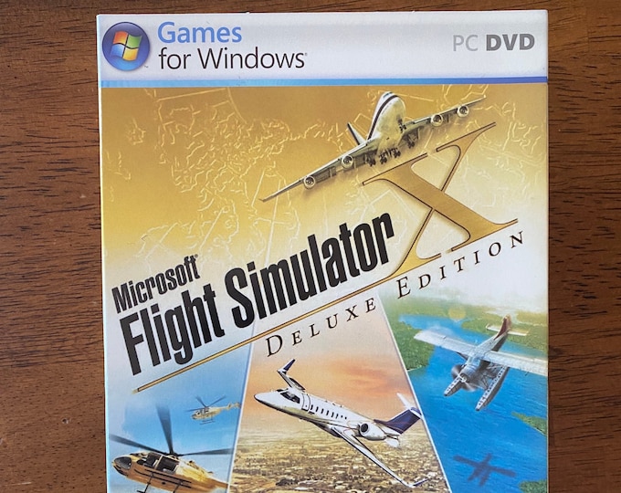 Microsoft Flight Simulator X Deluxe Edition, Flight Simulator X Deluxe Edition Games for Windows ...