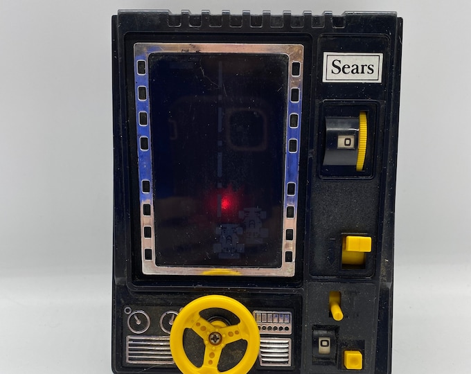 Vintage Sears Grand Prix Handheld Arcade Game, Not Working Grand Prix ...