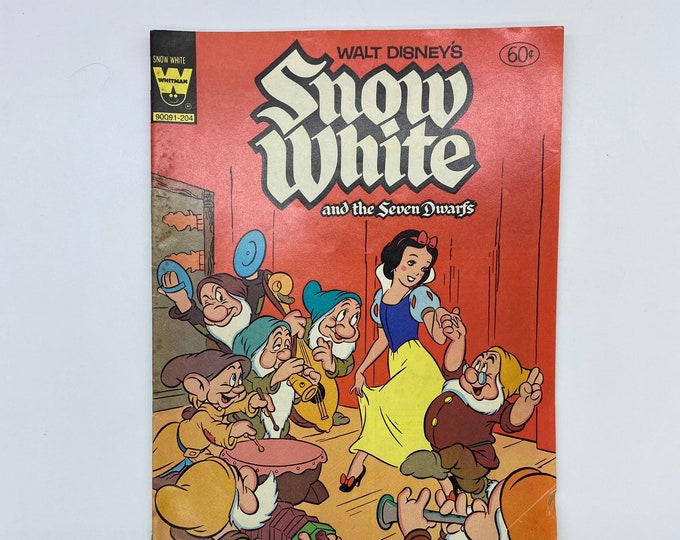 Vintage Walt Disneys Snow White and the Seven Dwarfs Comic Book, Snow ...