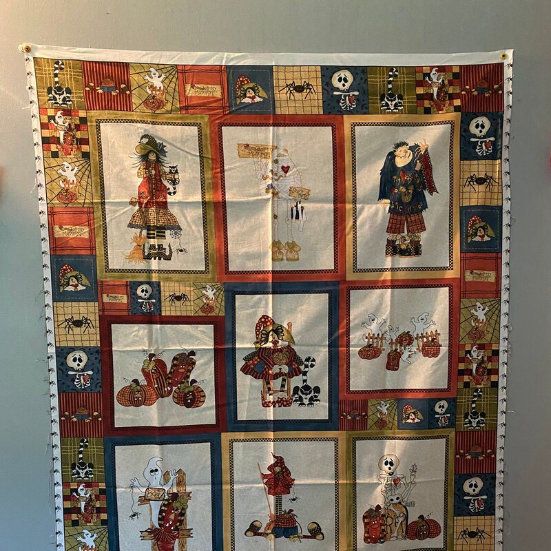 Halloween Quilt Panels - Etsy