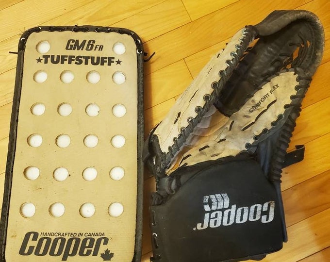 Vintage Cooper Blocker and Catcher, Cooper GM6 Tuffstuff Blocker ...