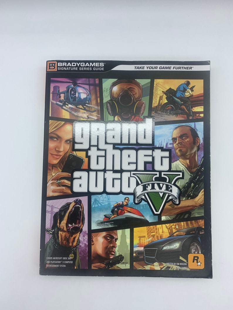 Grand Theft Auto V Bradygames Signature Series Guide XBOX - Etsy