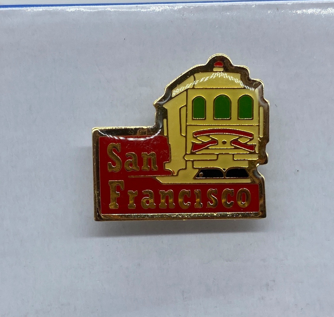 Vintage San Francisco & San Diego Enamel Pins, Vintage San Francisco ...