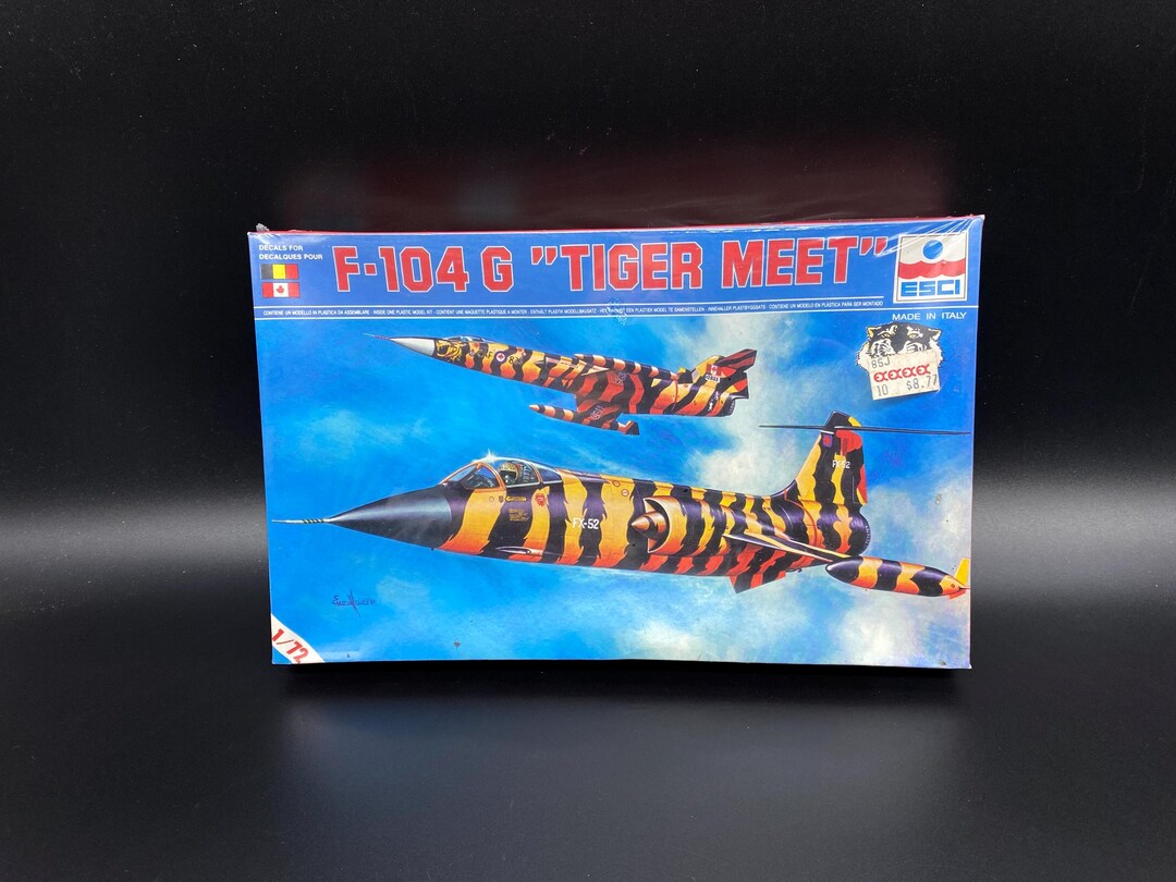 F-104 G Tiger Meet 1:72 Scale Model Kit, Vintage F-104 G Sealed Model ...