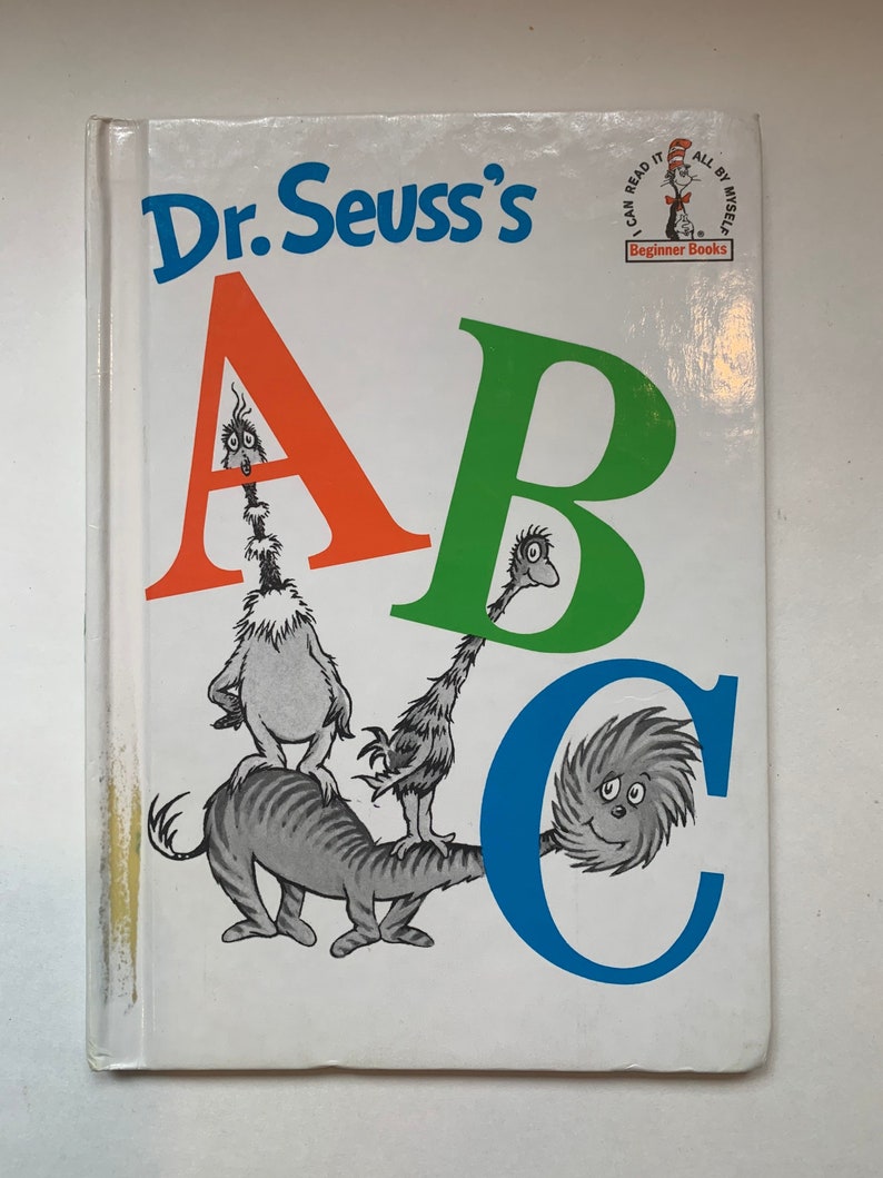 Vintage Dr. Seusss ABC Beginner Books Grolier Book Club - Etsy