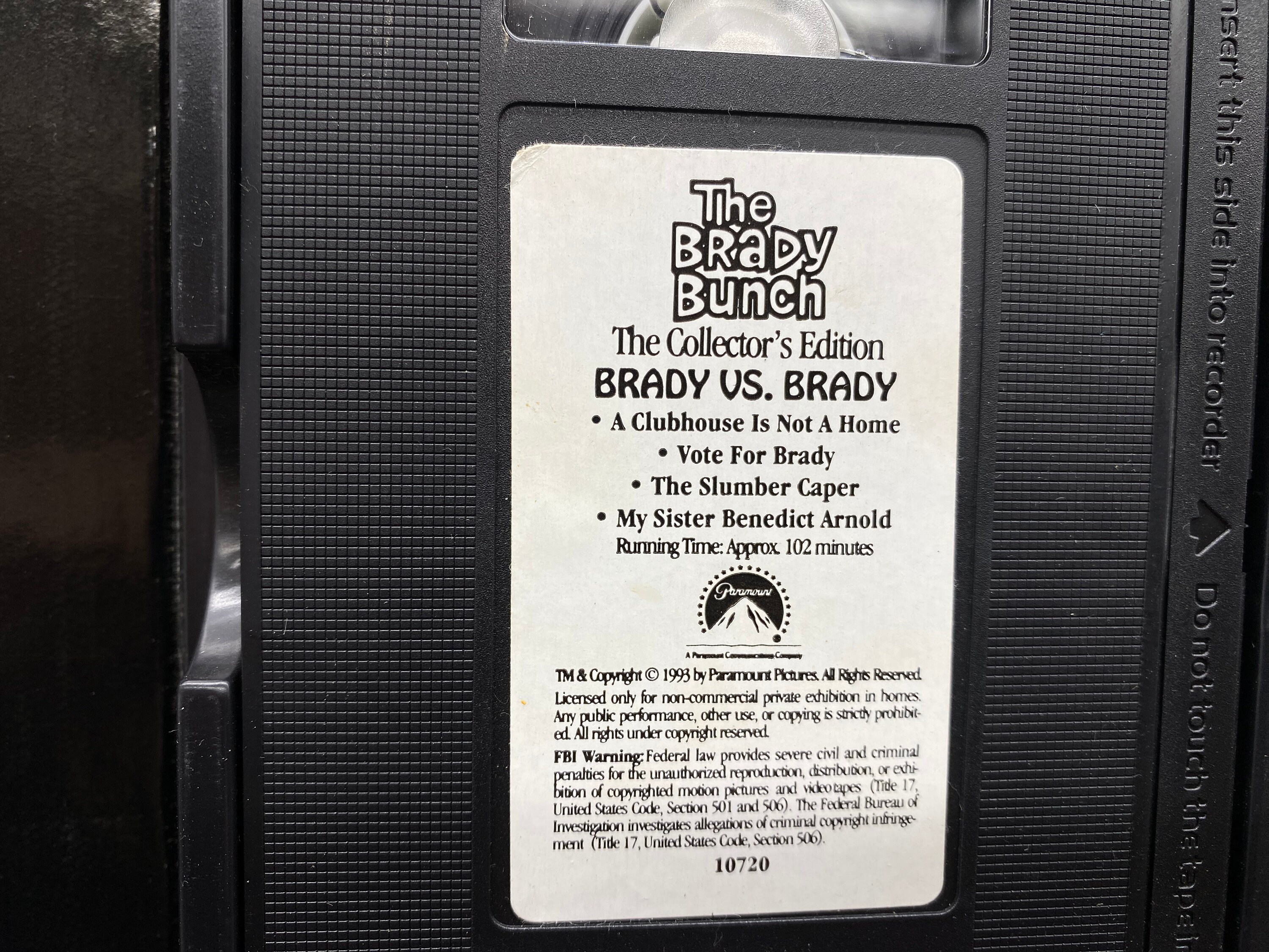 The Brady Bunch VHS Brady Vs Brady 1993 Paramount Pictures - Etsy Canada