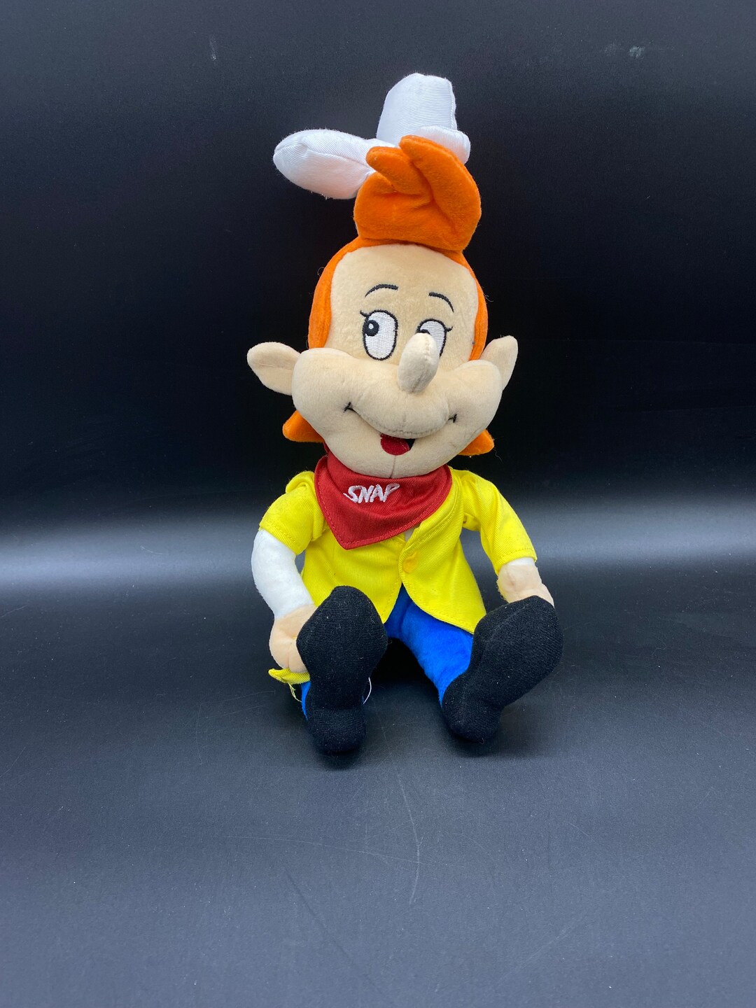 Vintage Kelloggs Plush Snap Doll, Kelloggs Rice Krispies 12” Plush Snap ...