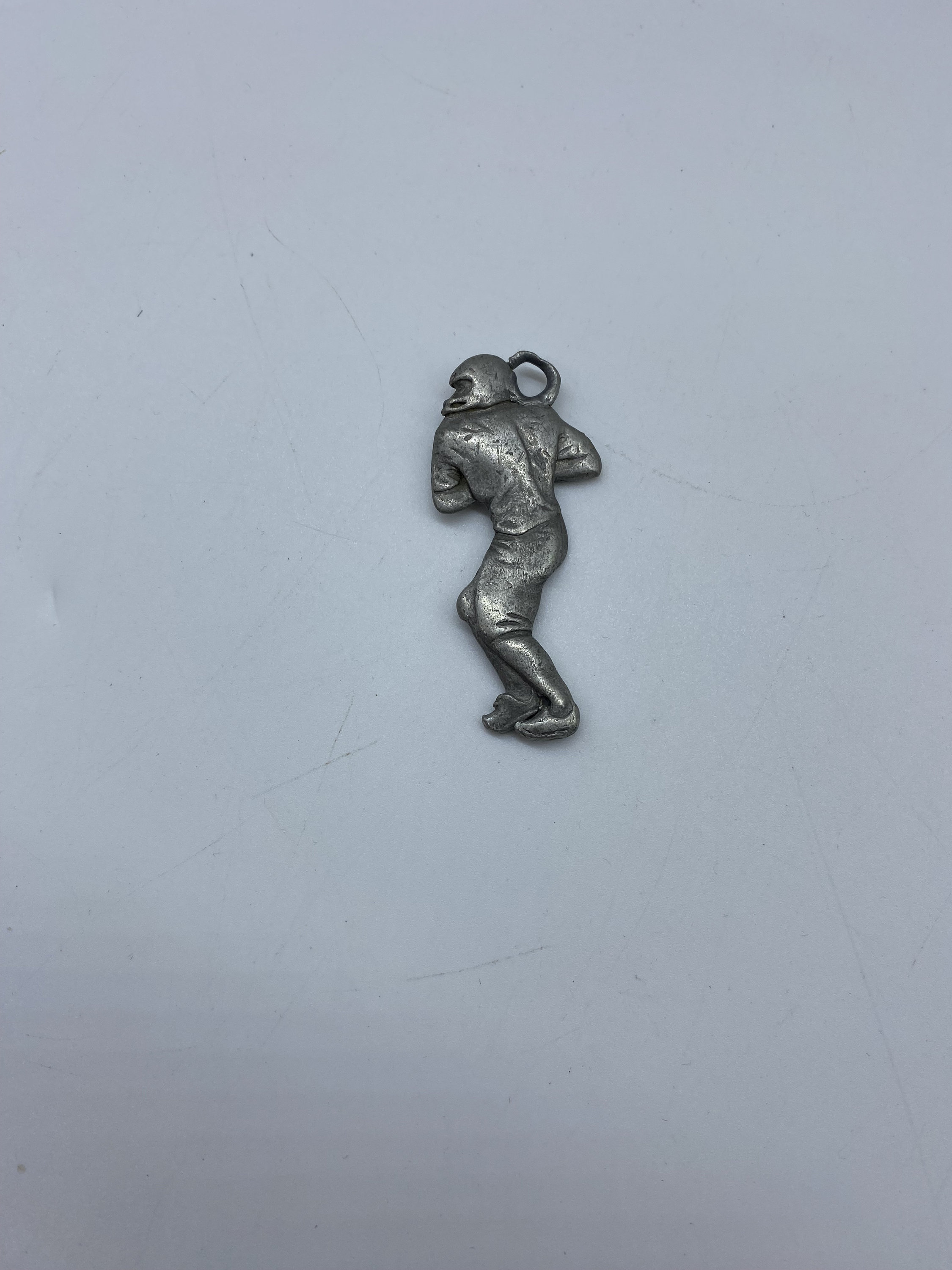 Vintage Pewter Football Player 2 1/2 Charm 2.5 Pewter - Etsy Canada