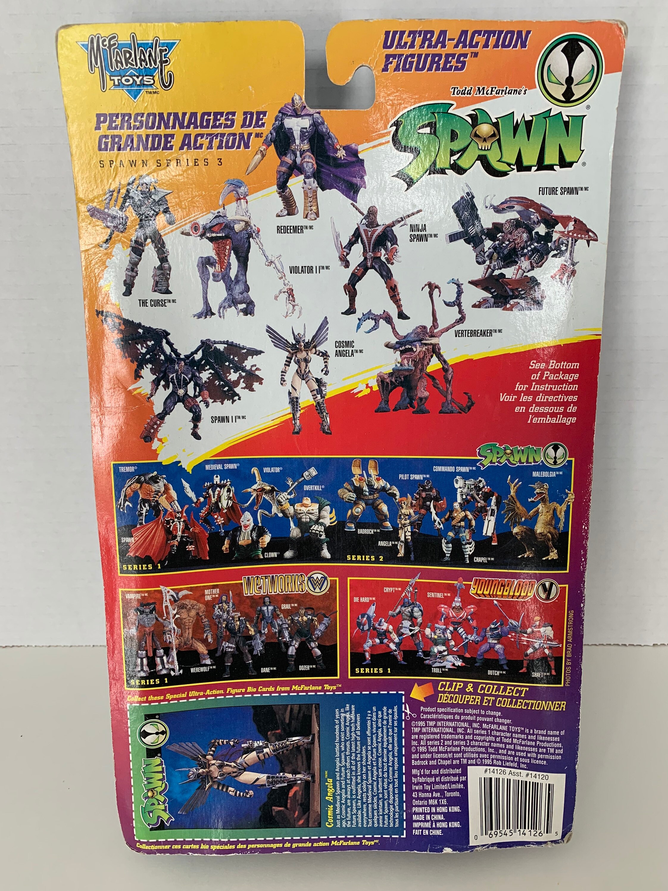 Vintage Spawn Cosmic Angela Mcfarlane Toys New in Package 1995, Spawn ...