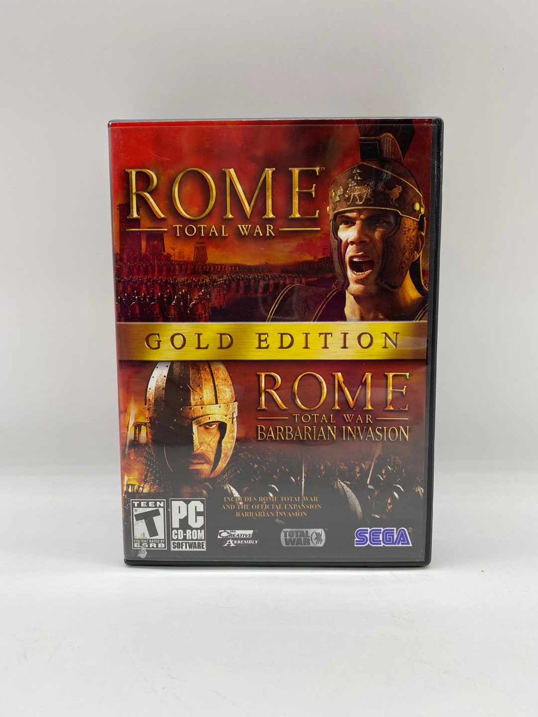 Rome Total War & Rome Total War Barbarian Invasion Gold Édition PC CD ...