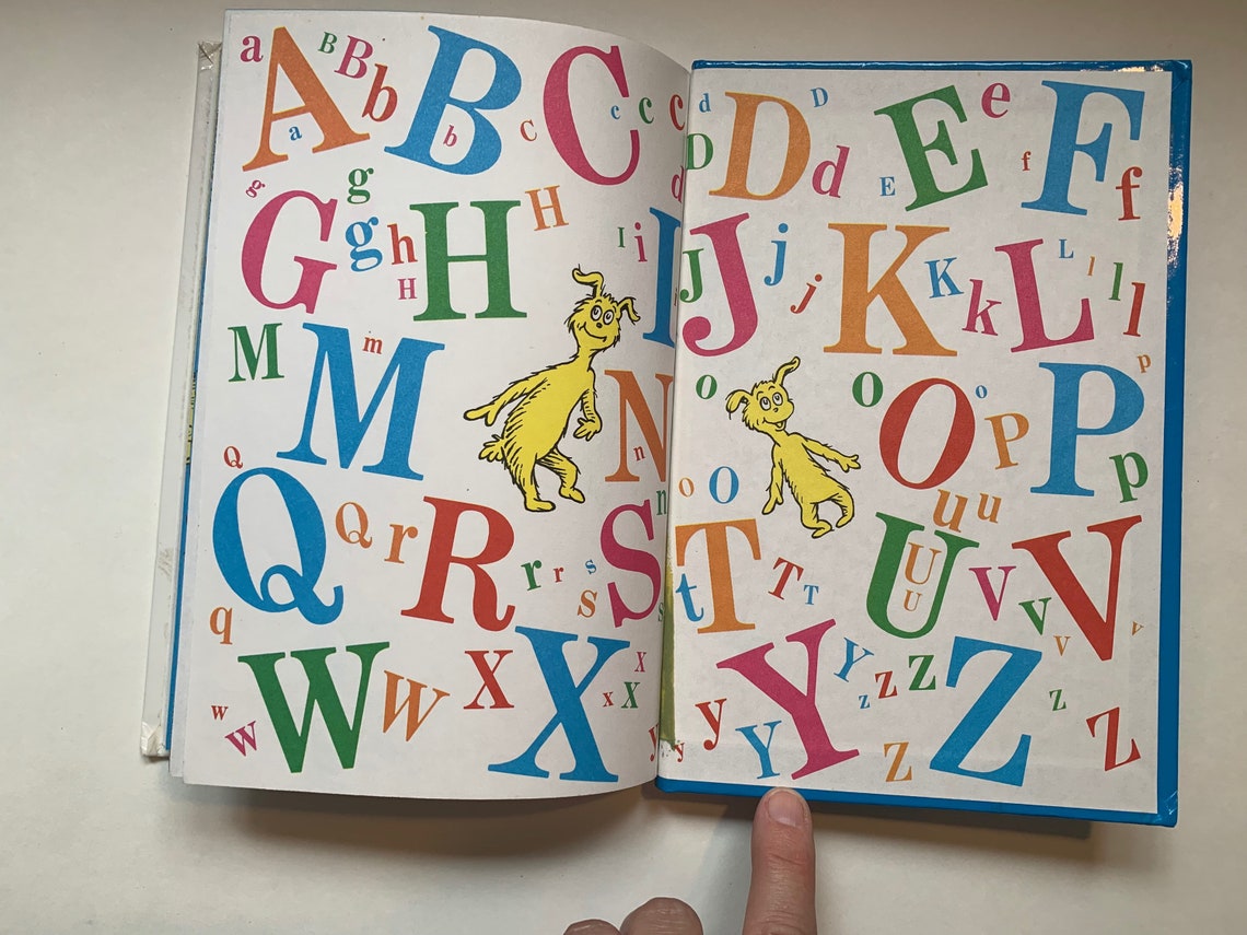Vintage Dr. Seusss ABC Beginner Books Grolier Book Club - Etsy