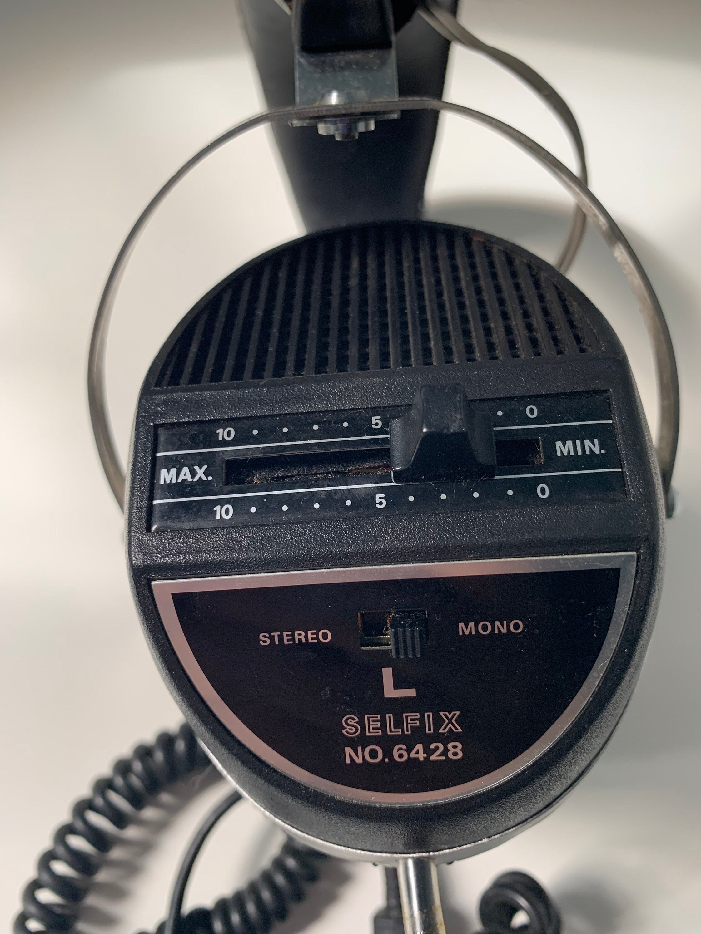 Vintage Selfix Stereo Mono Headphones, Selfix No. 6428 Headphones ...