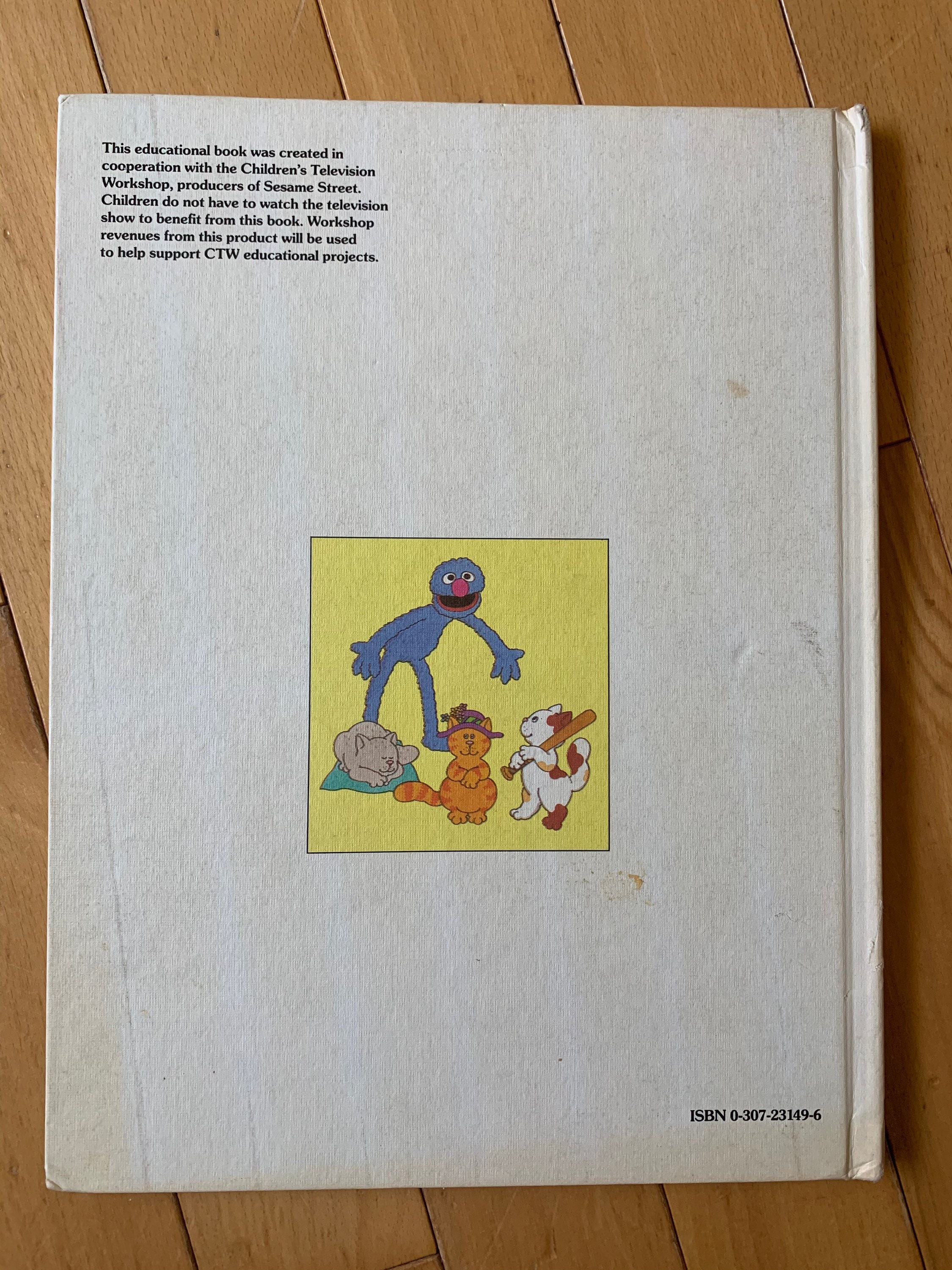 Sesame Street Grovers Book of Cute Little Words, 1985 Childrens ...