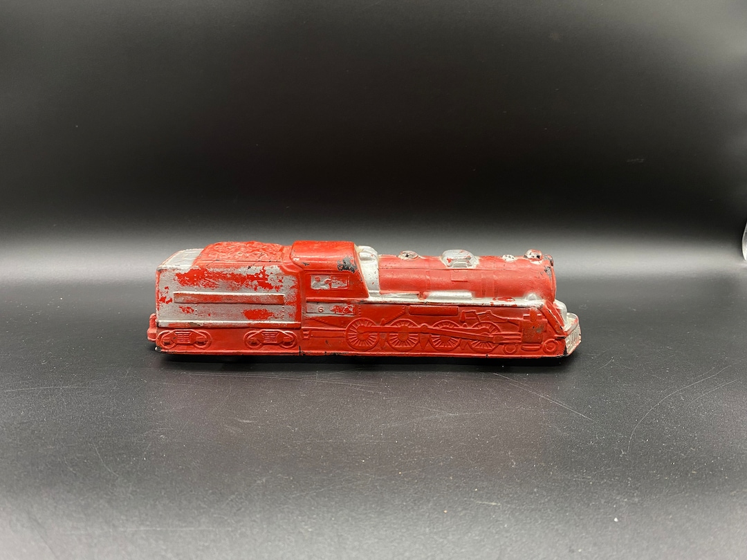 Vintage Ancor Safe Play Toys Train, Red Ancor Rubber Train, Vintage ...