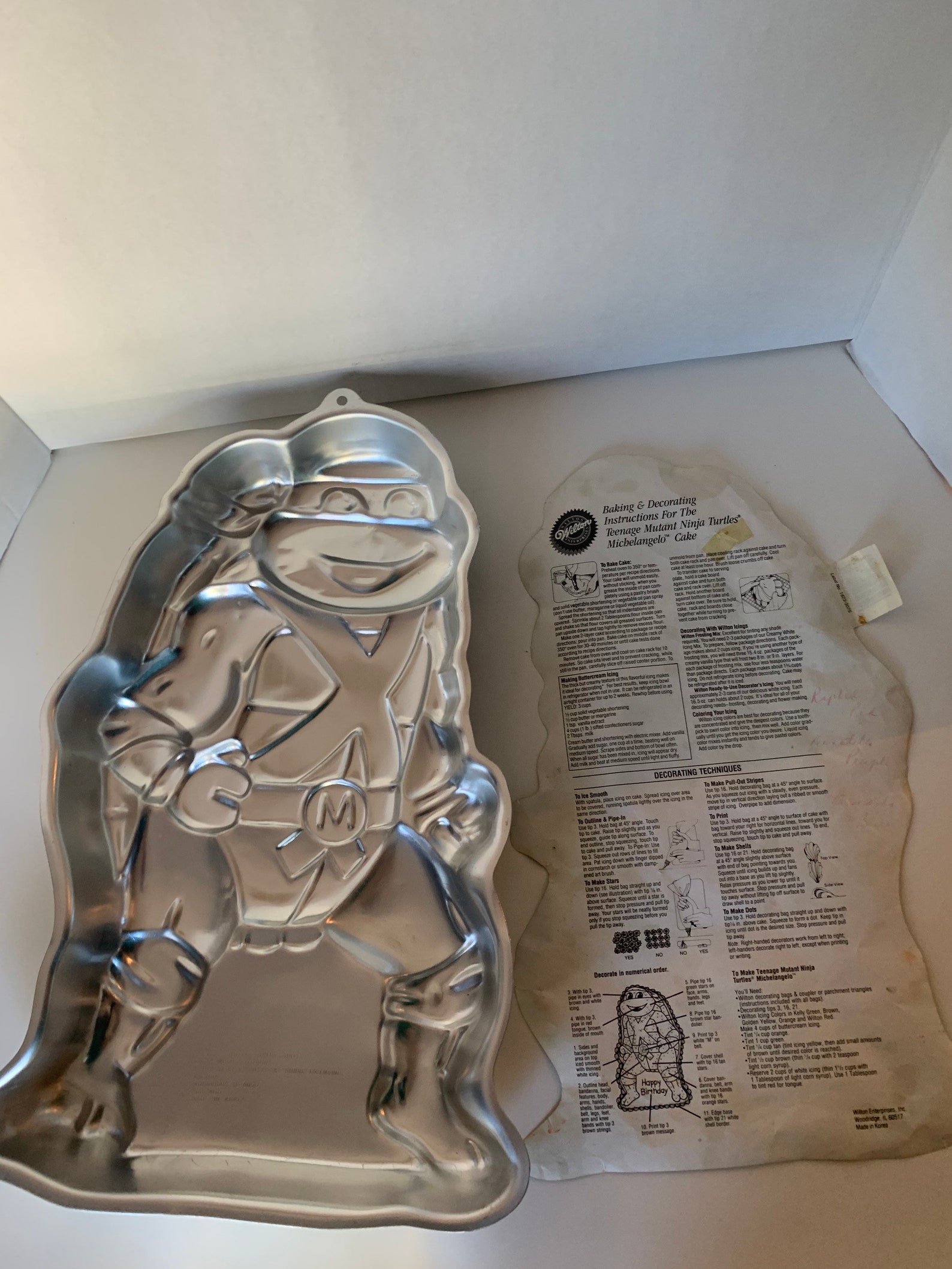Vintage Wilton Teenage Mutant Ninja Turtles Cake Pan New Old - Etsy