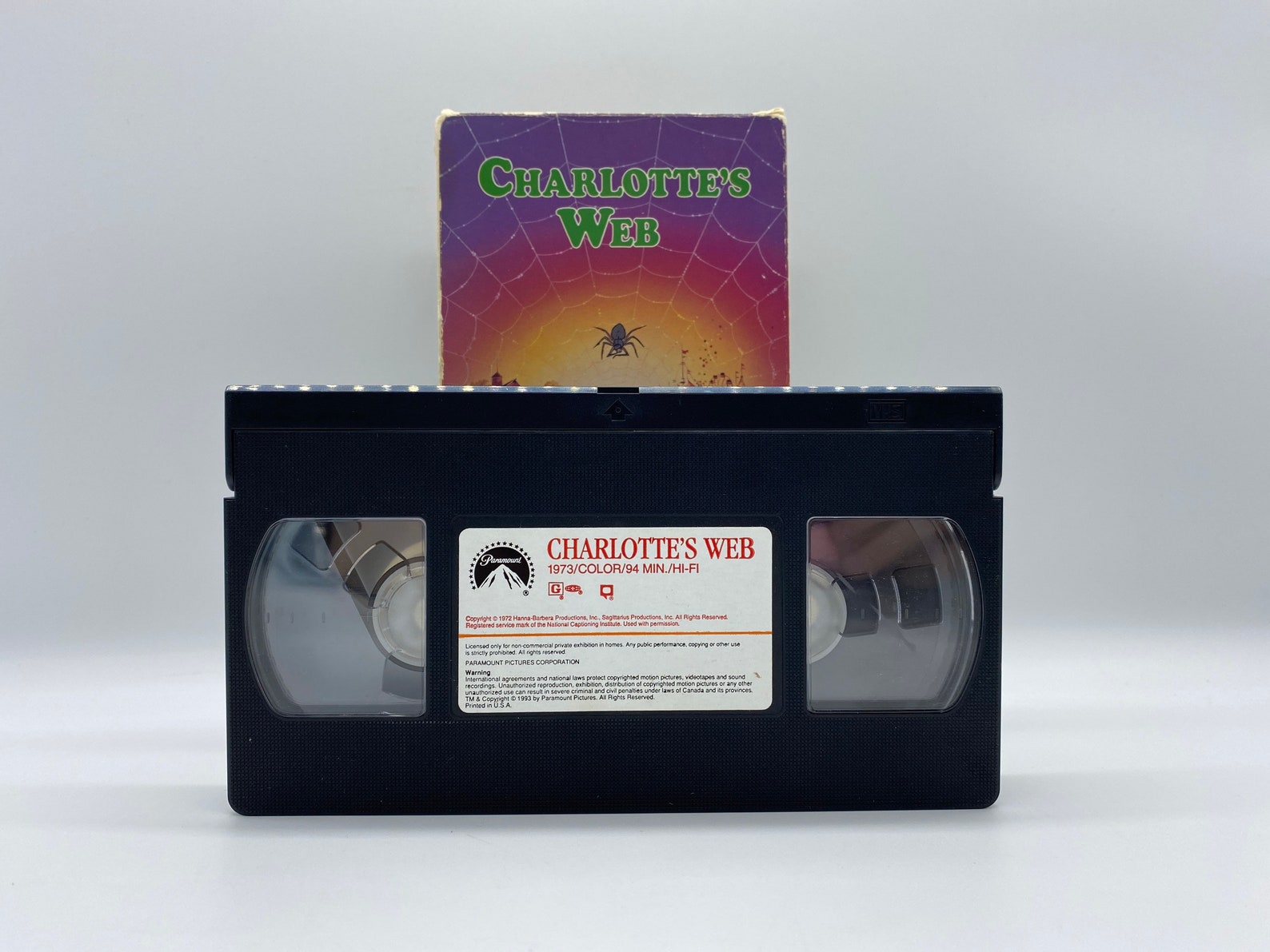 Charlotte’s Web VHS 1993 Purchased at Mcdonald’s, Mcdonald’s Copy ...