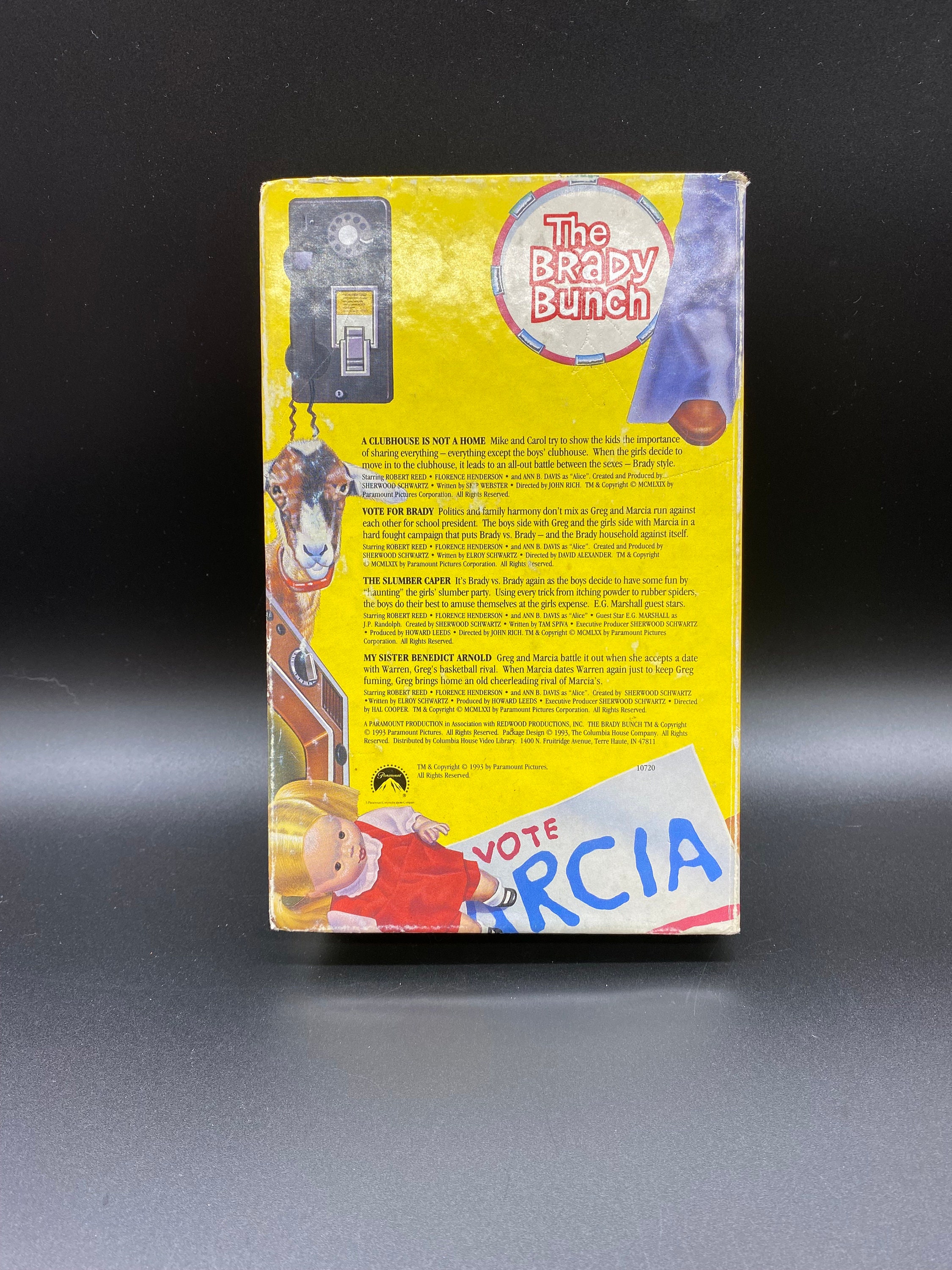 The Brady Bunch VHS Brady Vs Brady 1993 Paramount Pictures, 1993 Brady ...