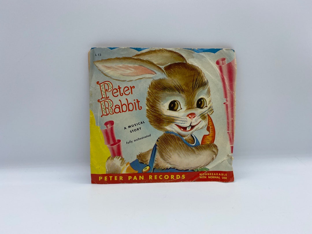Vintage Peter Rabbit A Musical Story Peter Pan Nonbreakable Record ...