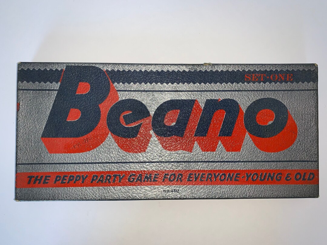 Vintage Beano 1930’s Set One Game, Vintage Bingo Game, Peppy Party Game ...