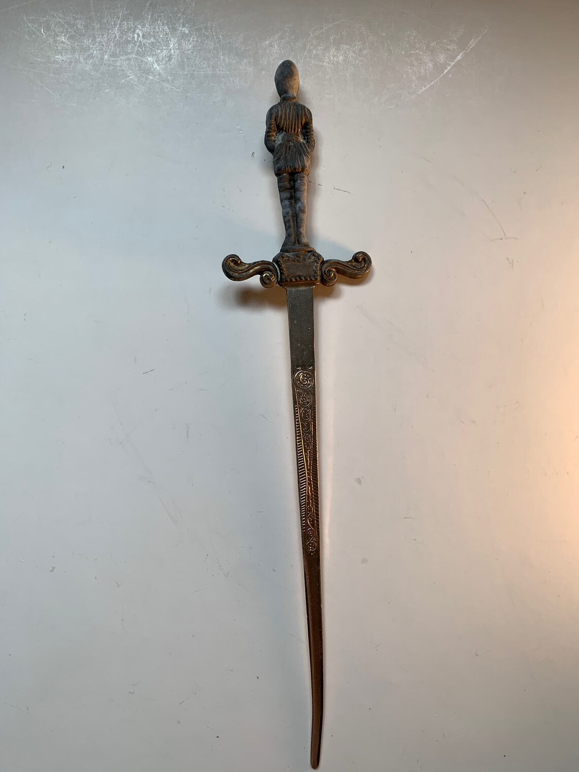 Vintage Medieval Mini Sword Letter Opener Ornate Letter - Etsy