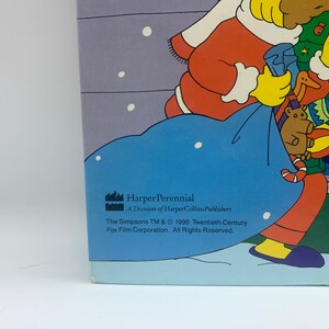 Vintage Matt Groening’s the Simpsons Xmas Book 1990, First Edition the ...
