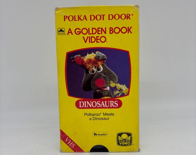 Polka Dot Door A Golden Book Video Dinosaurs Polkaroo Meets a Dinosaur ...
