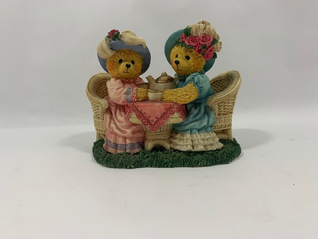 Vintage Lovable Teddies by Avon, Auntie Rita & Cousin Betty, Tea for ...