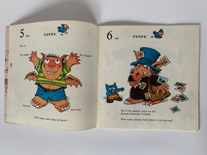 Mercer Mayers Little Monsters Counting Book A Golden | Etsy