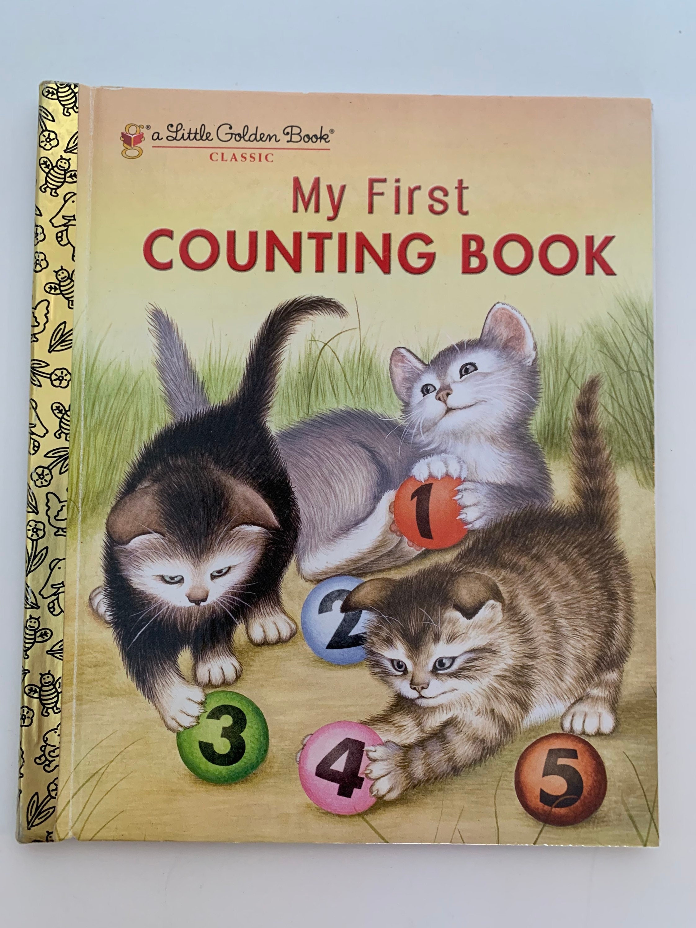 My First Counting Book A Little Golden Book by Lilian Moore 1985, A ...