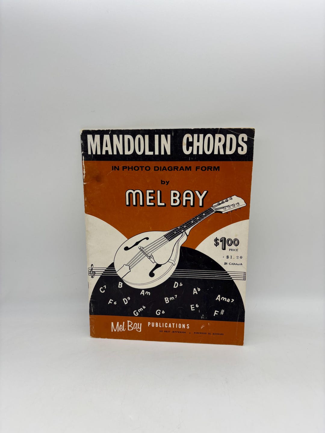 Mandolin Chords in Photo Diagram Form by Mel Bay, 1963 Mel Bay Mandolin Chords in Photo Diagram ...