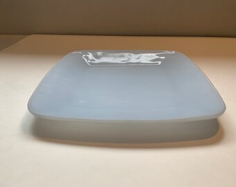 Blue French Glass Plate - Etsy