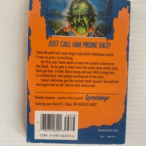 R.L. Stine Goosebumps the Haunted Mask II, Goosebumps 36, 1995 ...