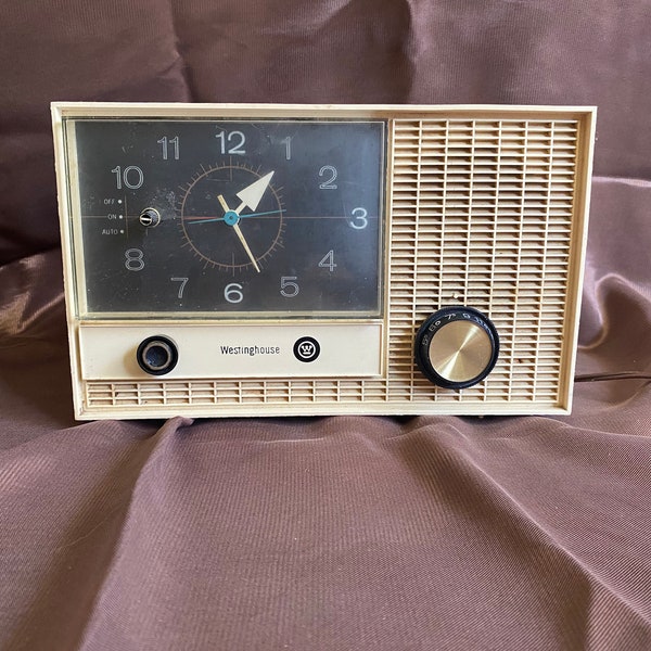 1960s Clock Radio - Etsy