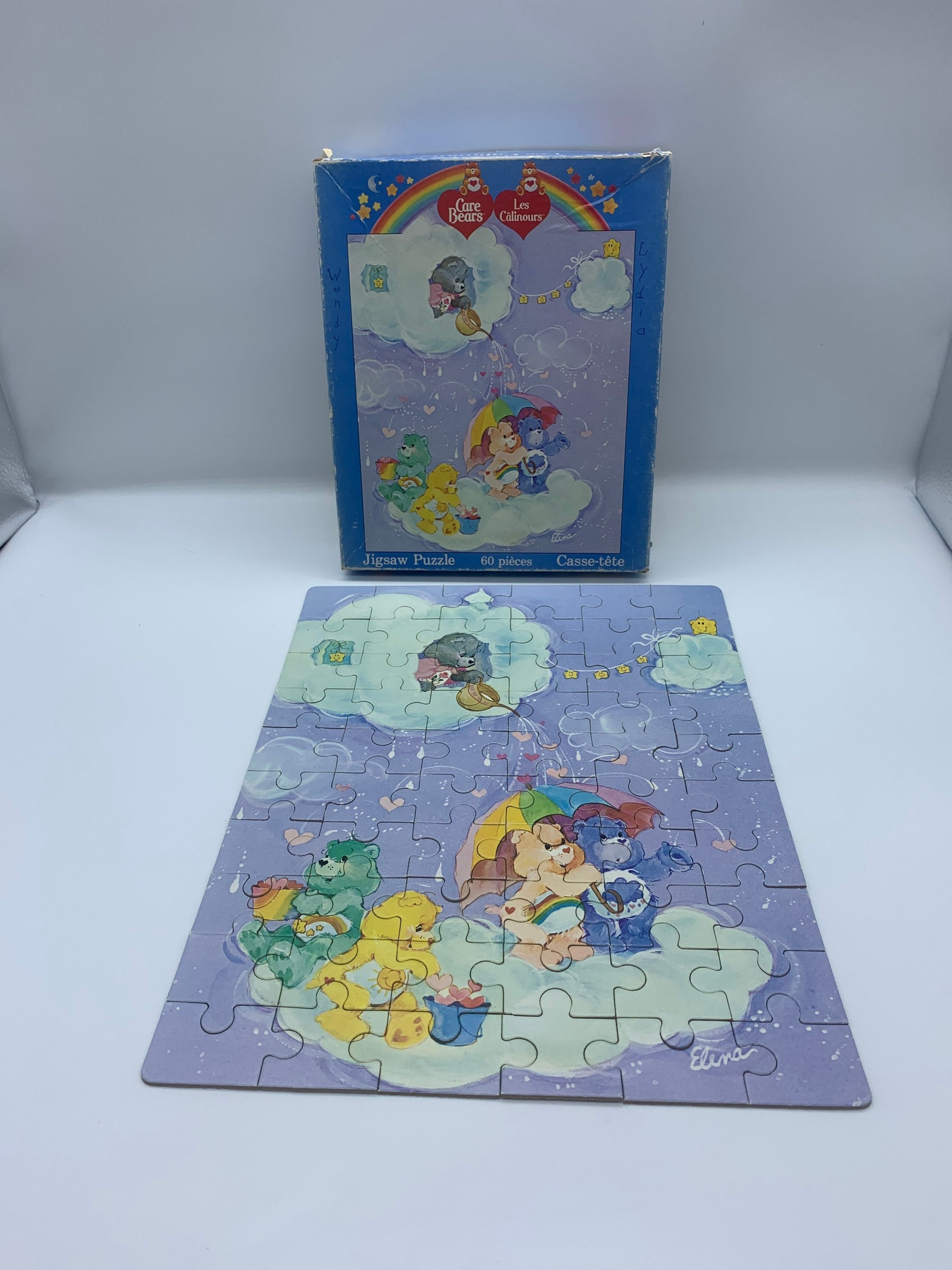 Vintage Care Bears 60 Piece Jigsaw Puzzle 1984 Care Bears - Etsy