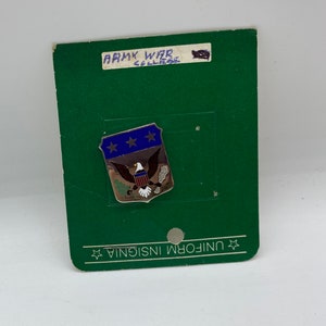 Vintage Army War College Crest Pin, Army War College Crest Pin, US Army ...